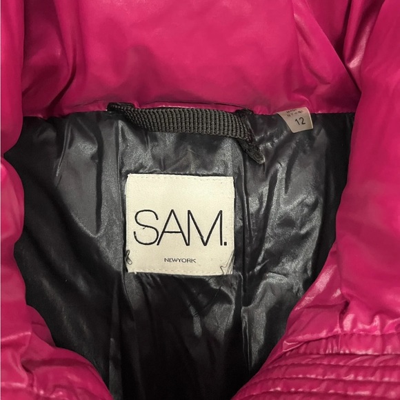SAM. | Jackets & Coats | Sam Nyc Freestyle Down Short Puffer Jacket Hot ...